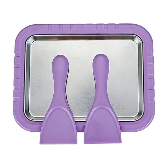 Stainless Steel Rolled Ice Cream Maker Machine Frozen Yogurt Tray ...