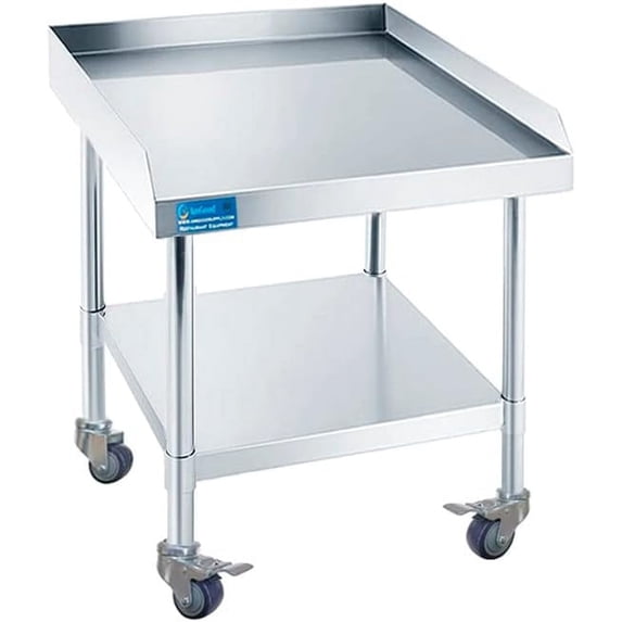 Express KitchQuip, Stainless Steel Rolling Equipment Stand with Wheels ...
