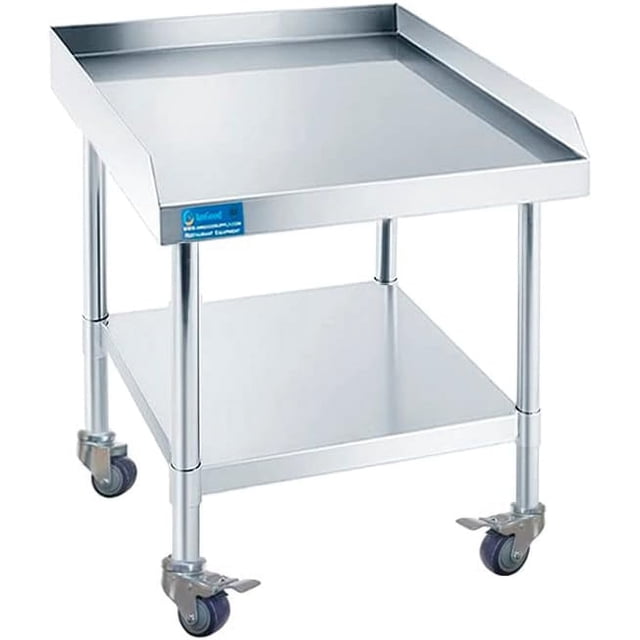 Express Kitchquip Stainless Steel Rolling Equipment Stand with Wheels ...