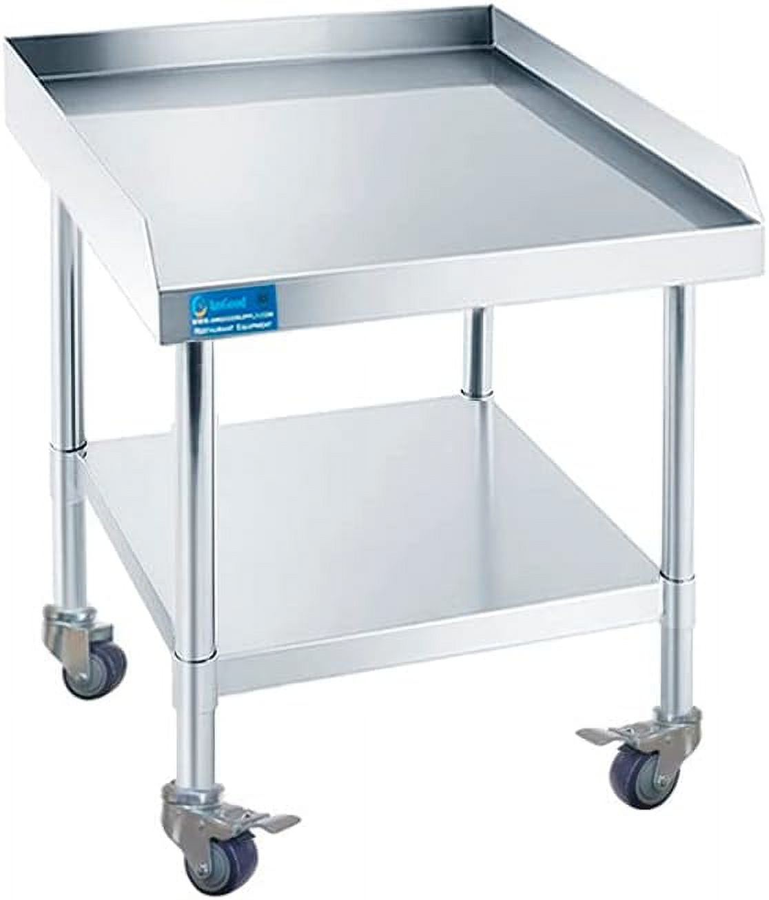 Stainless Steel Rolling Equipment Stand with Wheels - Walmart.com