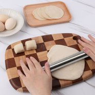 U-Taste Adjustable 18/8 Stainless Steel 16 inch Rolling Pin with ...