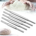 Stainless Steel Rolling Pin Non-stick Pastry Dough Roller Baking Pizza ...