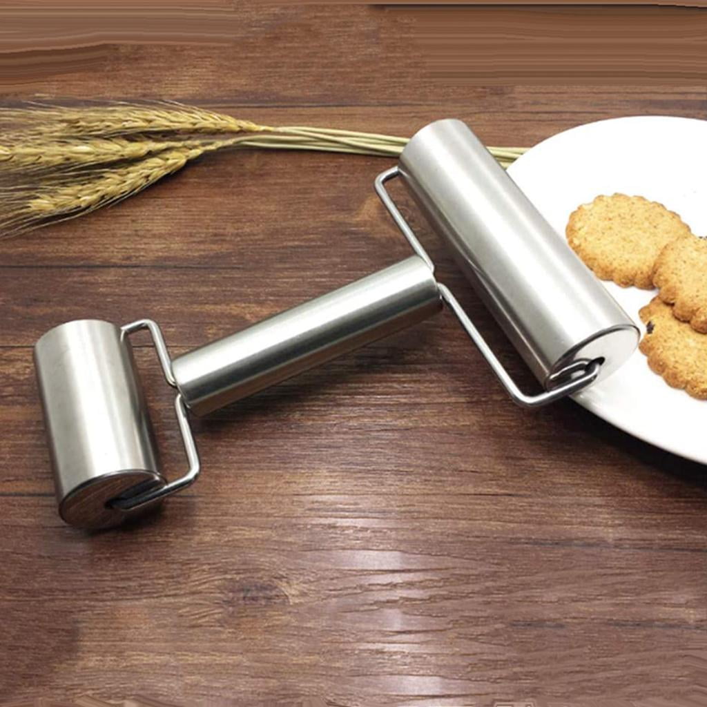 Stainless Steel Rolling Pin Pastry Baker Roller Metal Kitchen Utensils ...
