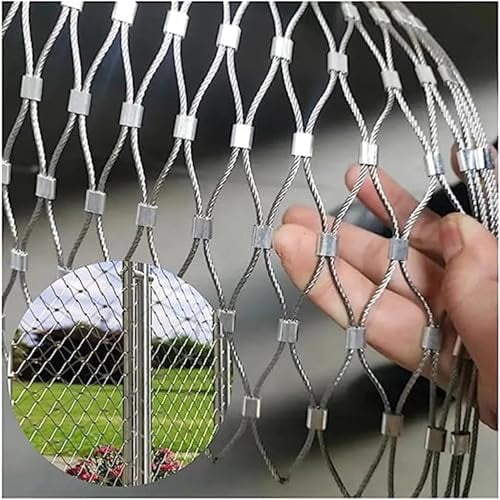 Stainless Steel Rope Wire Mesh 304 Stainless Steel Wire Rope Netting ...