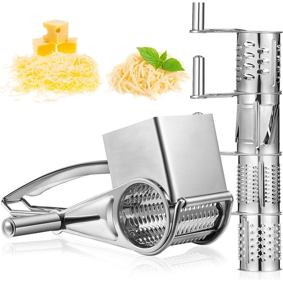Stainless Steel Rotary Cheese Grater/Vegetable Chopper Food Mills ...