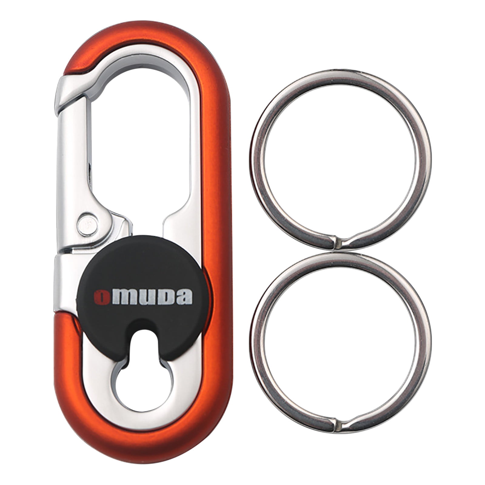 Stainless Steel Rotary Keychain with High Gloss Finish and Secure ...