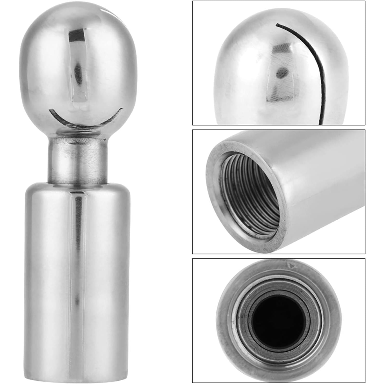 Stainless Steel Rotary Spray Ball, Sanitary CIP Tank Cleaning Balls 3/8 ...