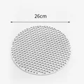 Stainless Steel Round BBQ Net Grill Mesh Roast Nets Bacon Grill Tool ...