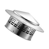 Stainless Steel Round Chimney Caps with Screen Cones Top Roof Caps for ...