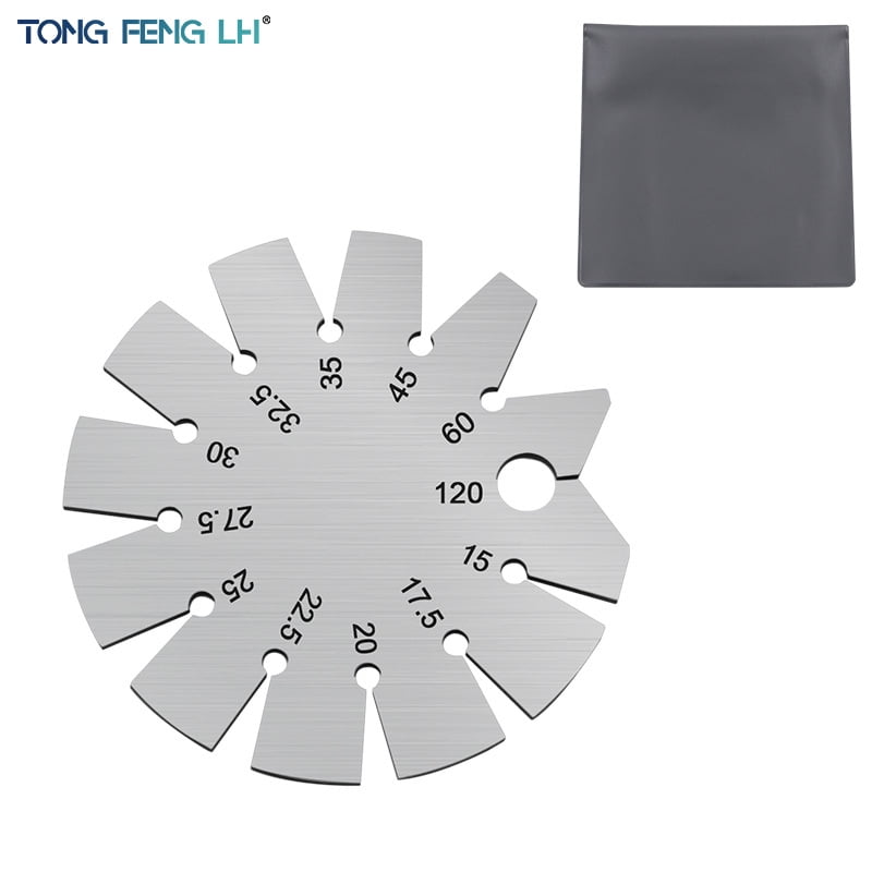 Stainless Steel Round Gauge Diameter Bevel Gauge Angle Protractor ...