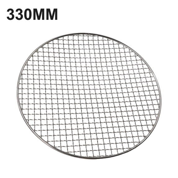 Stainless Steel Round Grill Grate, Round Stainless Steel BBQ Mesh Non ...