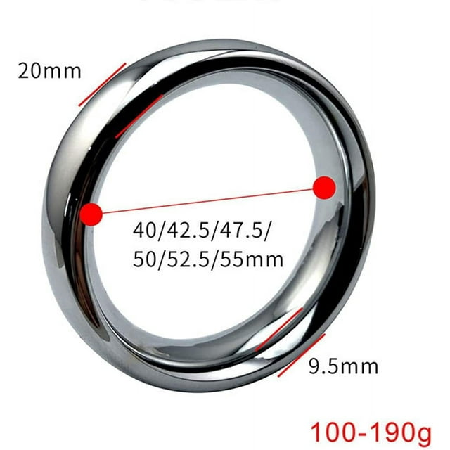 Stainless Steel Round Ring 6 Sizes Metal Cock Rings Cock Ring Erotic