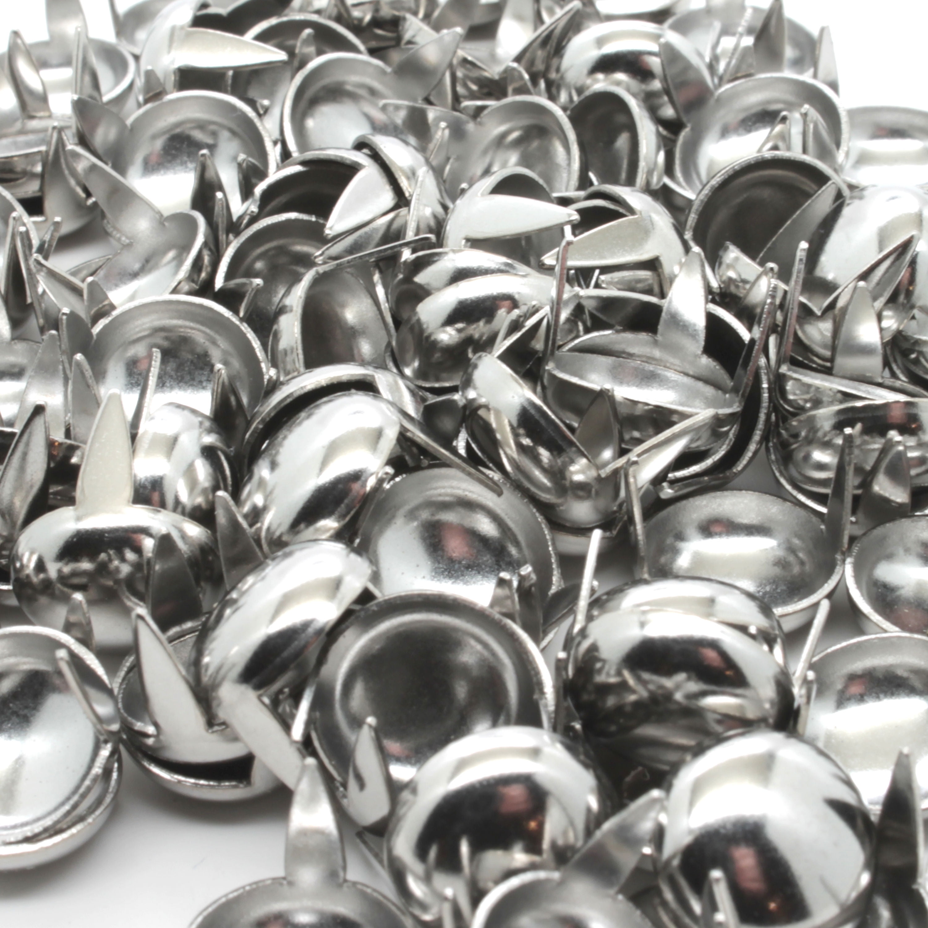 Stainless Steel Round Spots Decorative Leather Craft 1/2" (12.7 mm) 100 ...