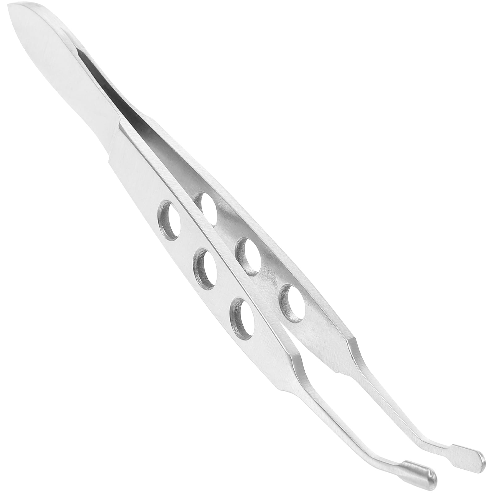 Stainless Steel Round Tip Tweezers Rounded Forceps Meibomian Gland ...
