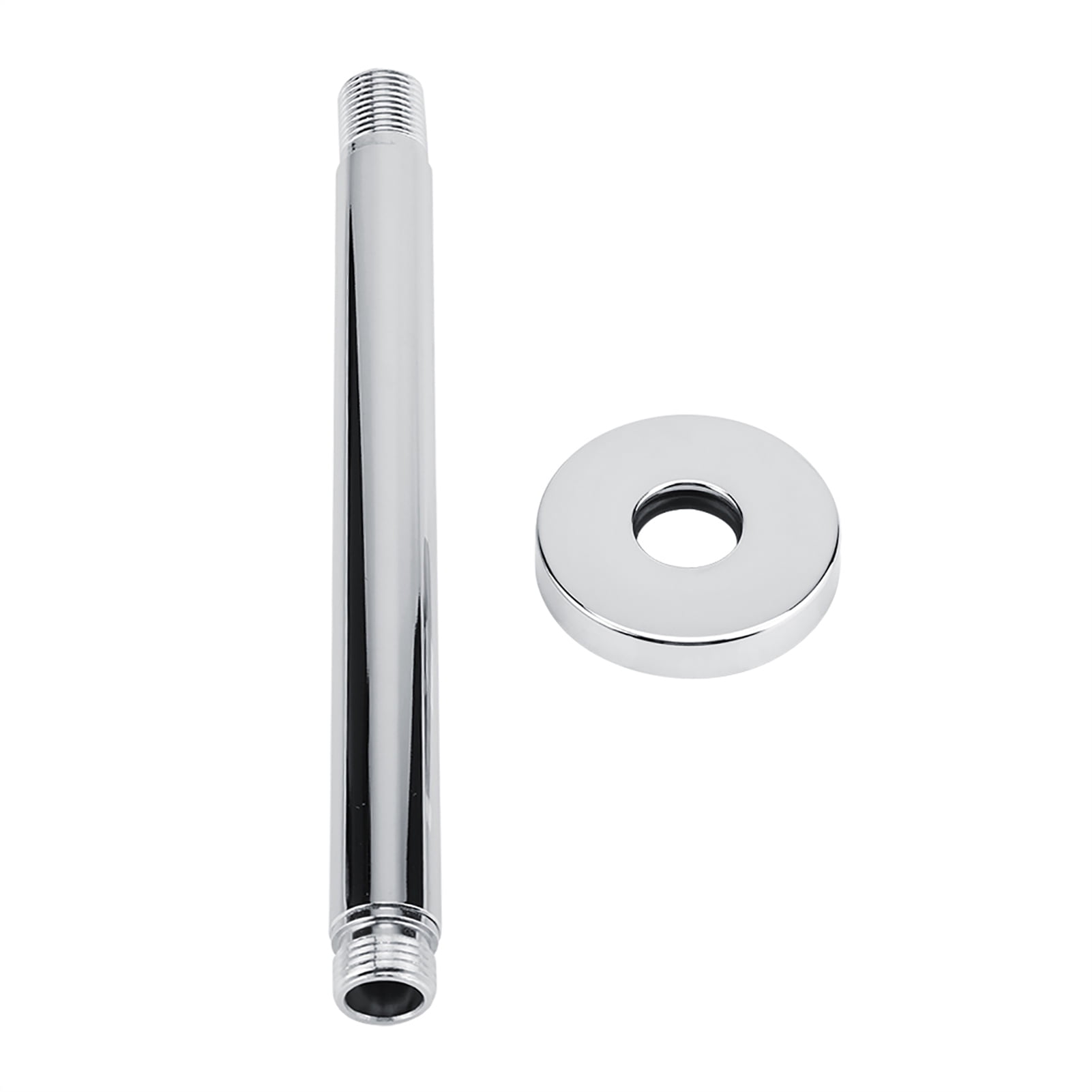 Stainless Steel Round Top Shower Arm Pipe Wall Mount for Bathroom ...