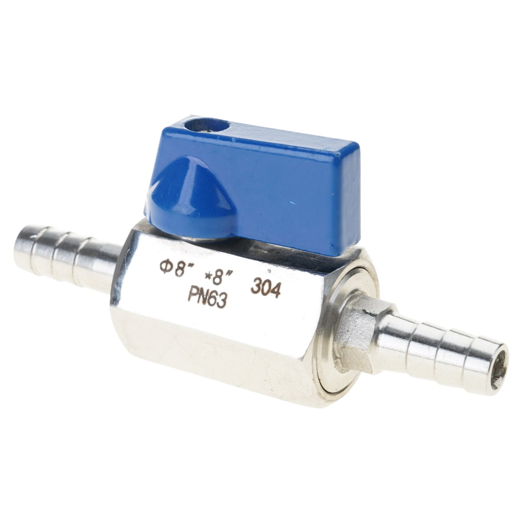 Stainless Steel Round Valves Barb Shut Off Valves for Water Gas Oil ...
