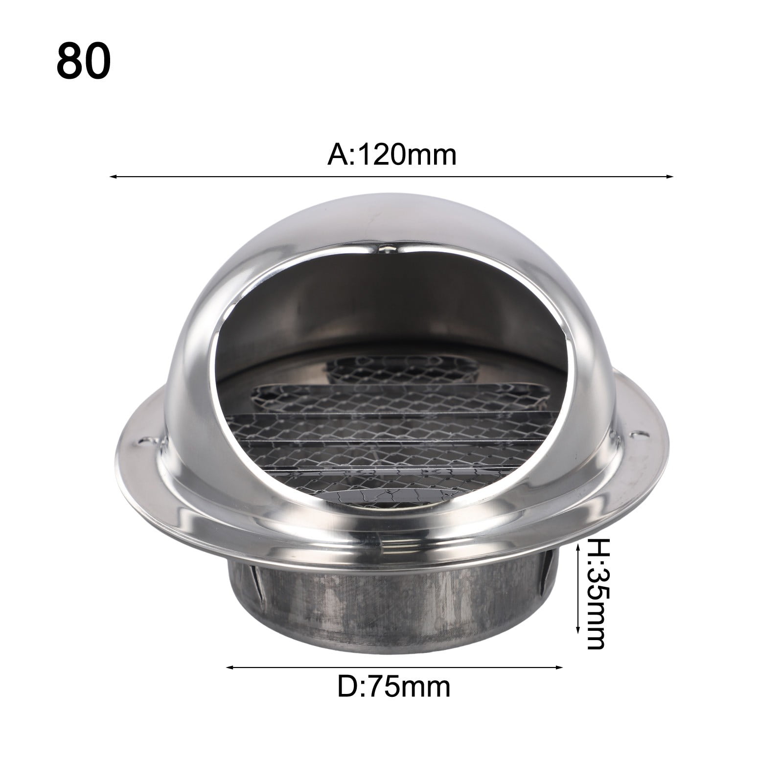 Stainless Steel Round Ventilation Grille for Efficient Bathroom Airflow ...