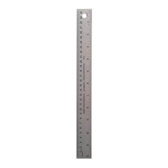 Stainless Steel Ruler 12 In - Walmart.com