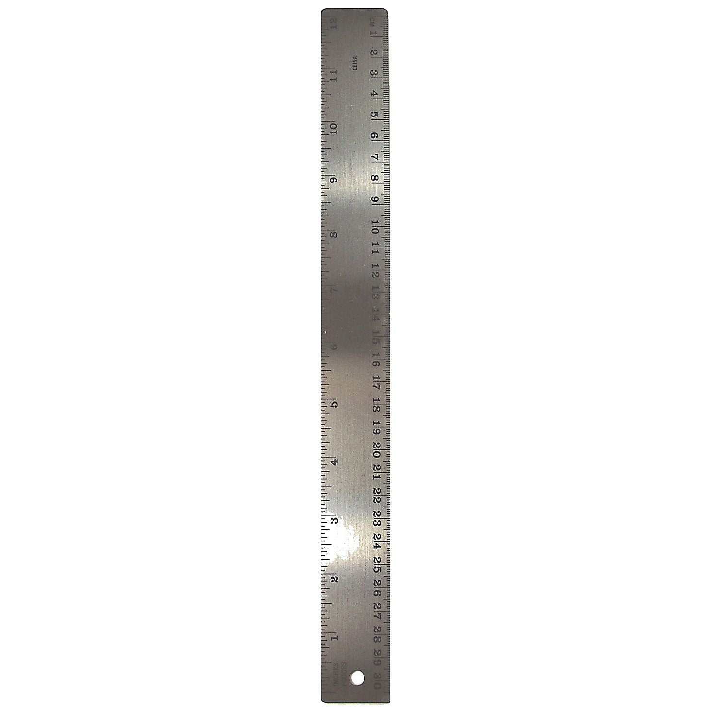 Stainless Steel Ruler, 12" - Walmart.com