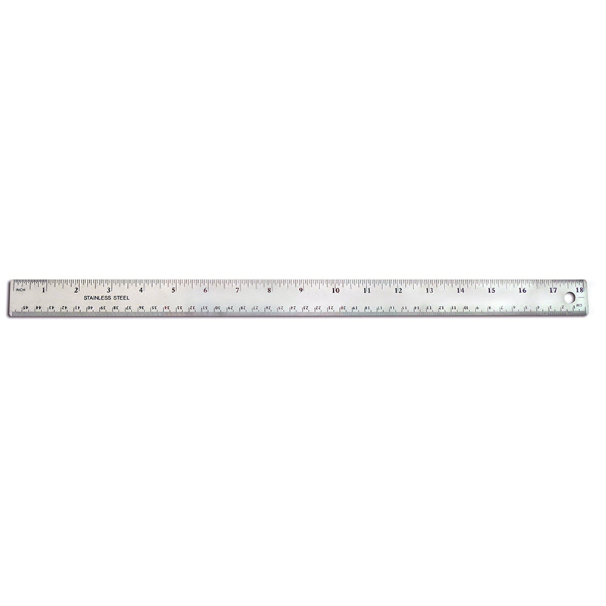 Stainless Steel Ruler, 18" - Walmart.com