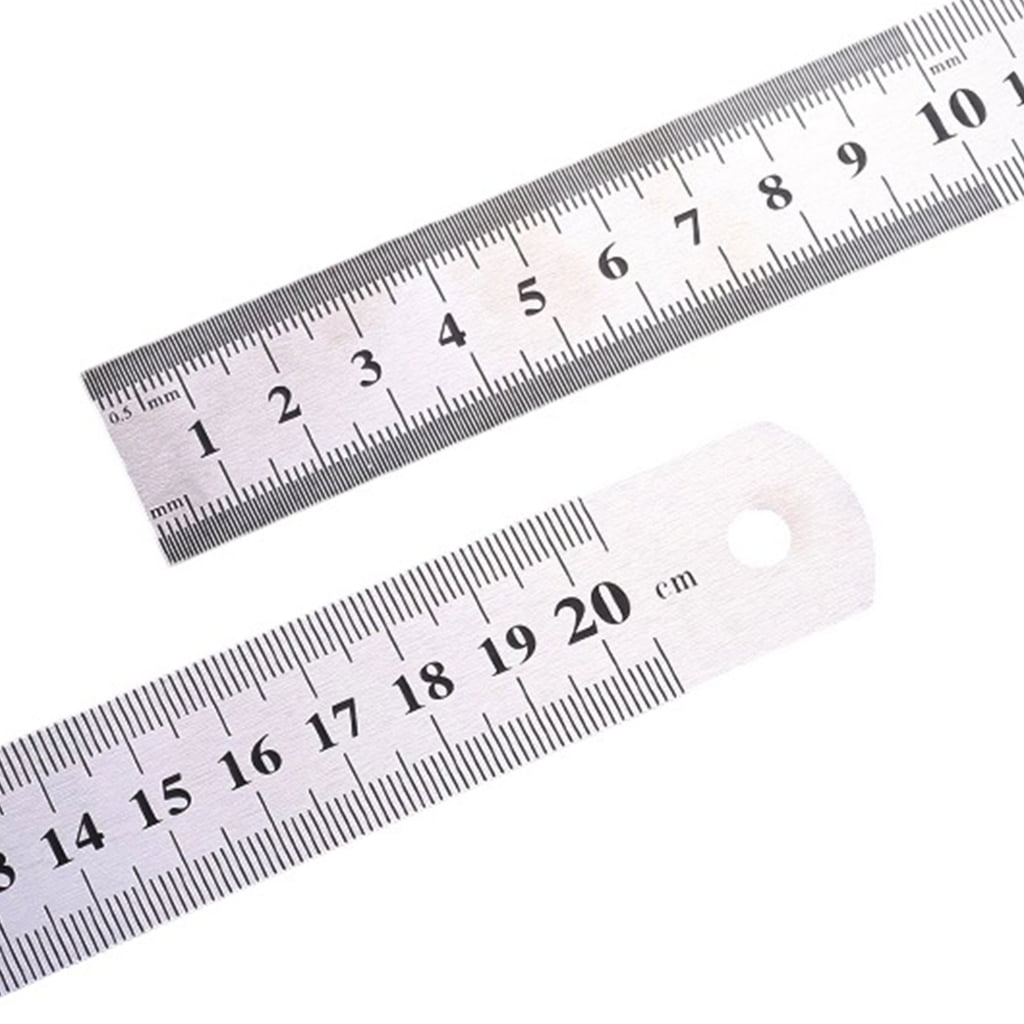 Stainless Steel Ruler Math Drawing Ruler Geometry Drafting Ruler with ...