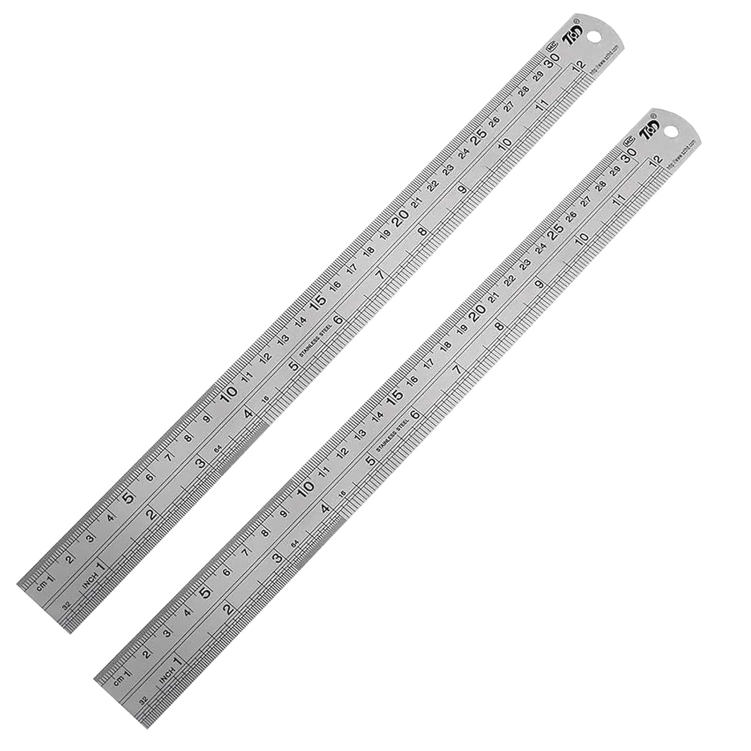 Stainless Steel Ruler Set, Flexible Metal Ruler 12 Inch. Ruler with ...