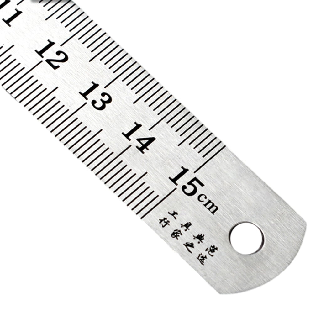 Stainless Steel Rulers Metal Rulers Precisions Rule Double Side Metric ...