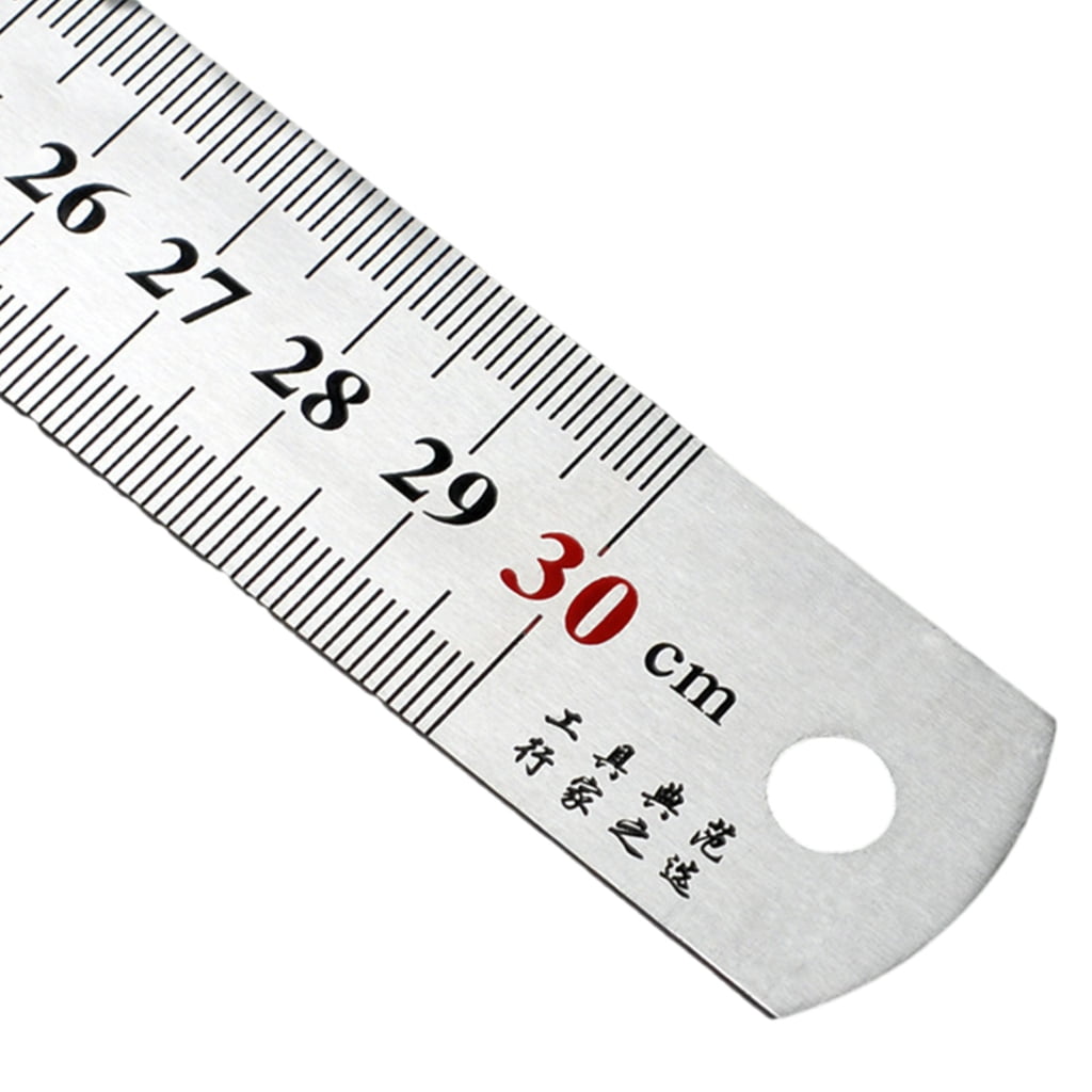 Stainless Steel Rulers Metal Rulers Precisions Rule Double Side Metric ...