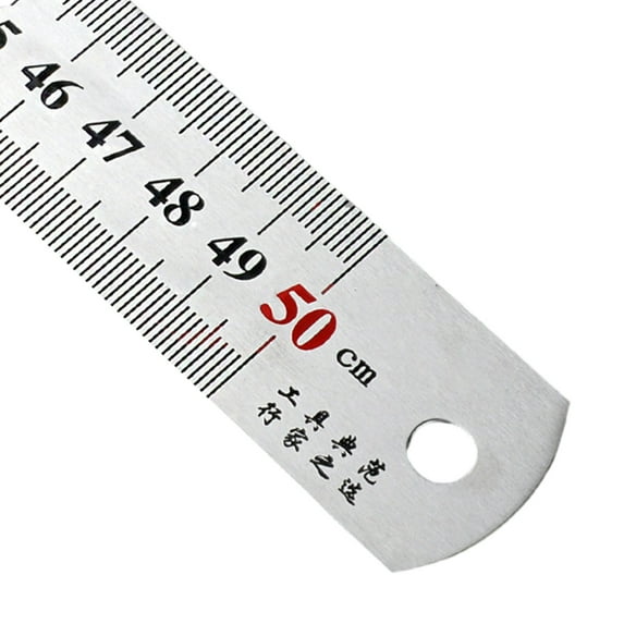 Stainless Steel Rulers Metal Rulers Precisions Rule Double Side Metric ...