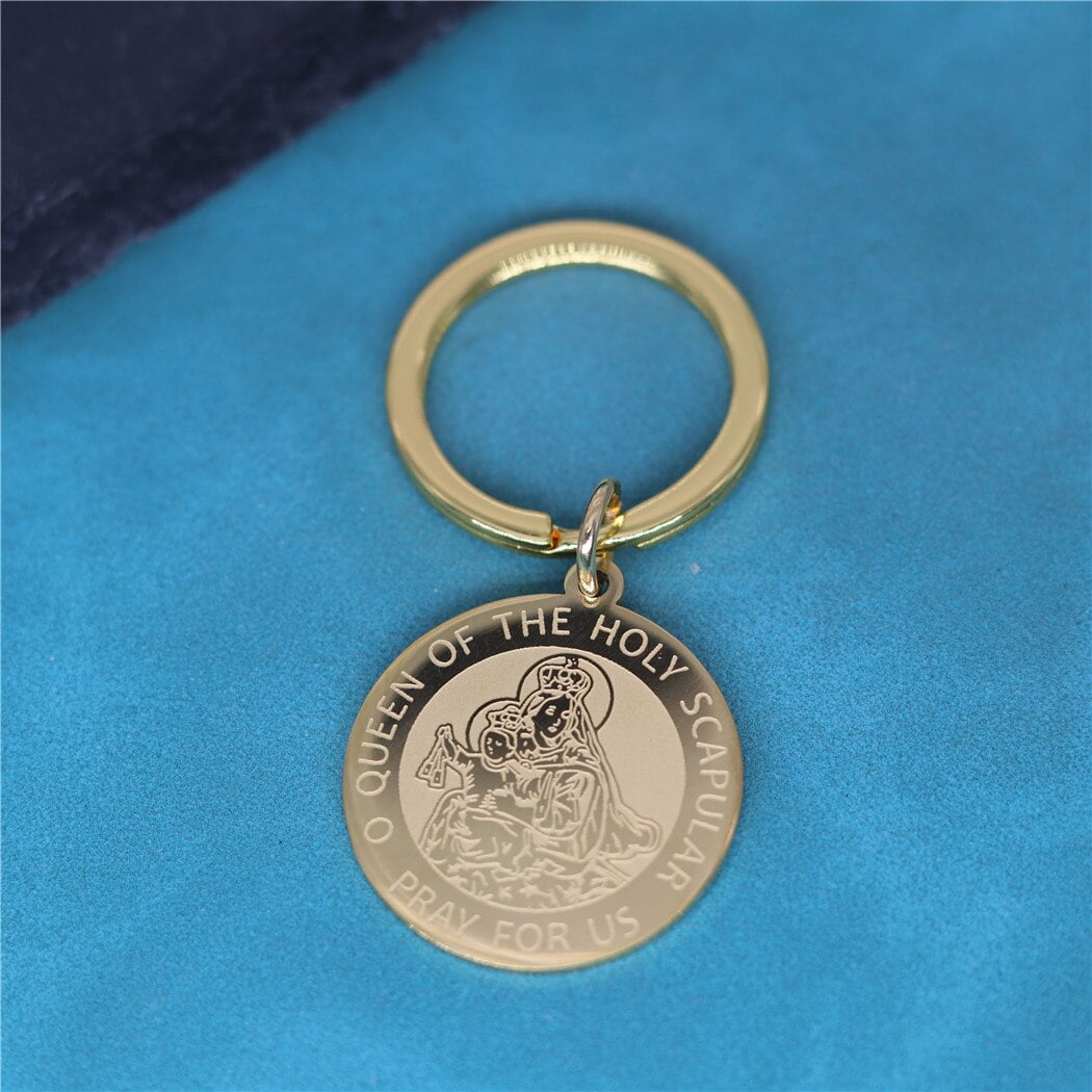 Stainless Steel Saint Michel O Holy Scapular Religious Medal Exclusive ...