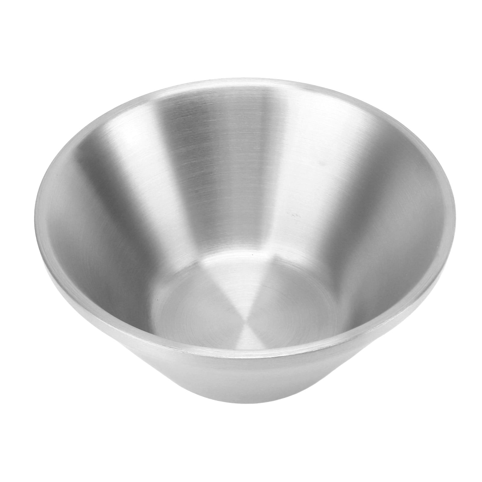 Stainless Steel Salad Bowl, Double Layer Metal Round Bowl for Snacks ...