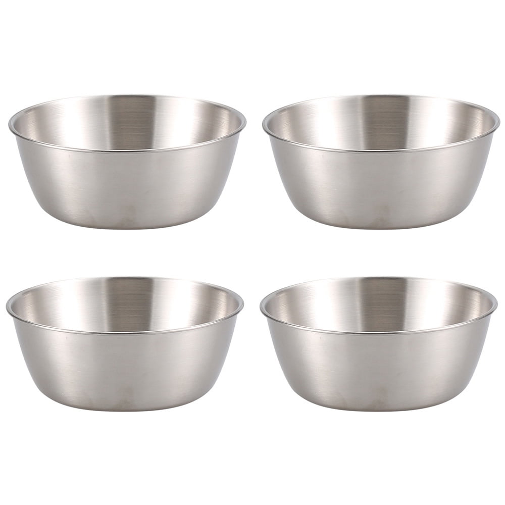 Stainless Steel Sauce Dishes 4pcs Stainless Steel Sauce Dishes Round ...