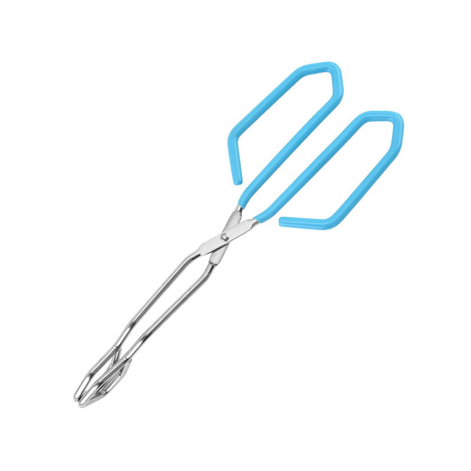 Stainless Steel Scissor Tongs 10.86-Inch Kitchen Tongs Heavy Duty ...