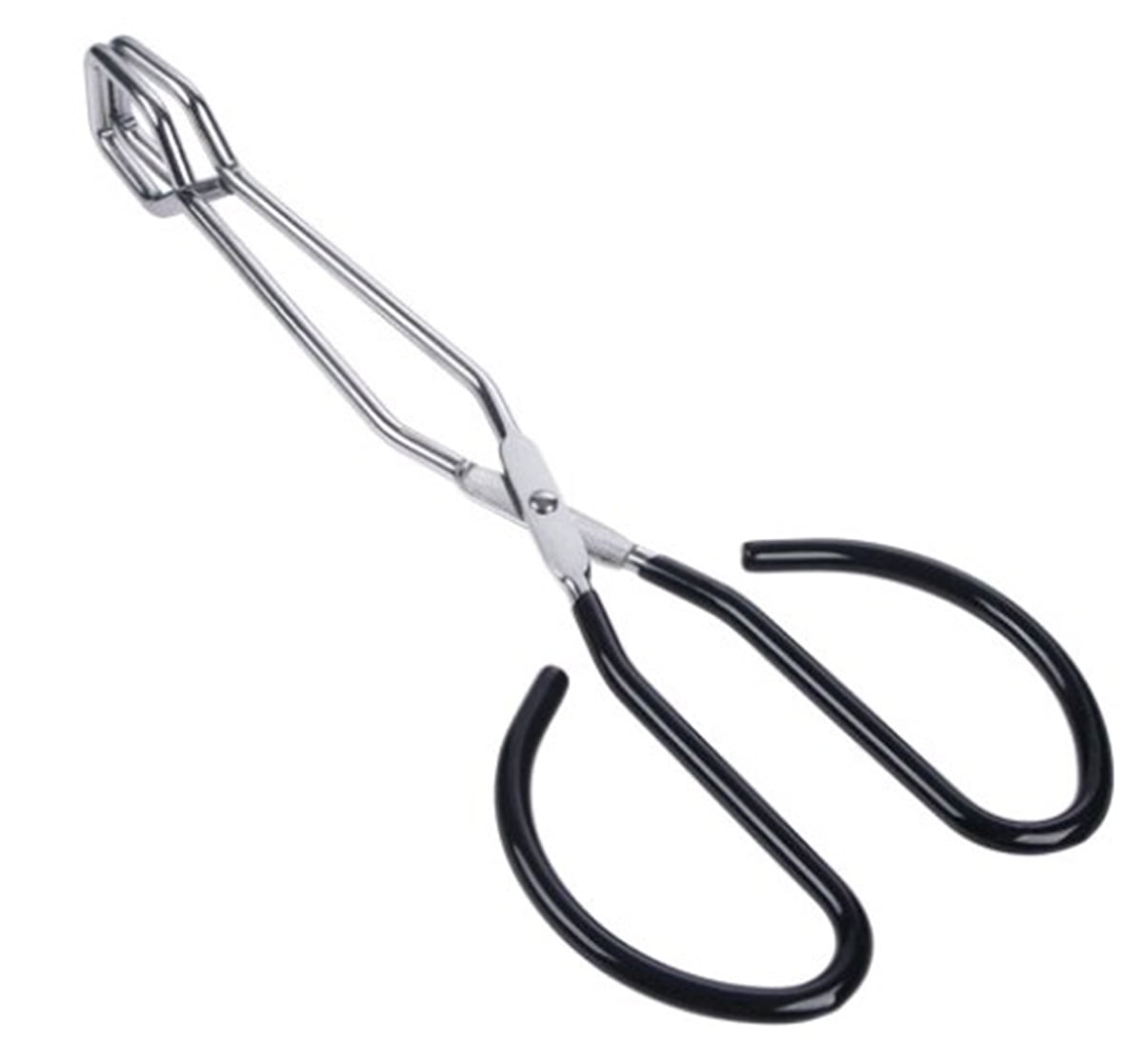 Stainless Steel Scissor Tongs,Heavy Duty Cooking Tongs with Soft ...