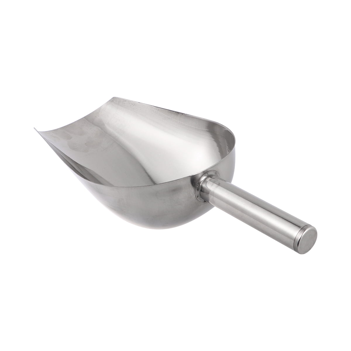 OUNONA Stainless Steel Ice Scoop with Handle for Kitchen Use and Wear ...