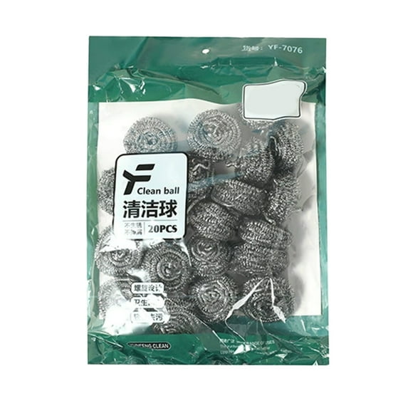 Stainless Steel Scouring Ball Set with Handles - Heavy-Duty Kitchen ...