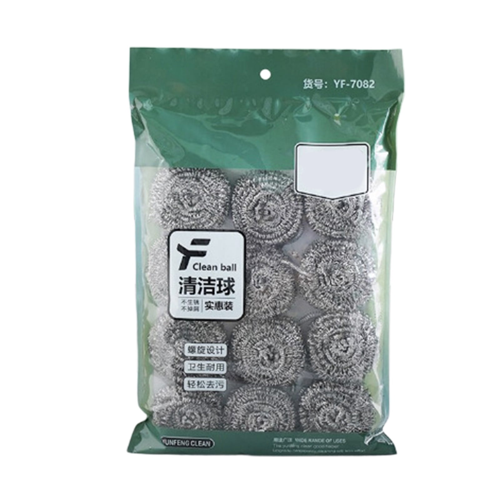 Stainless Steel Scouring Ball Set with Handles - Heavy-Duty Kitchen ...