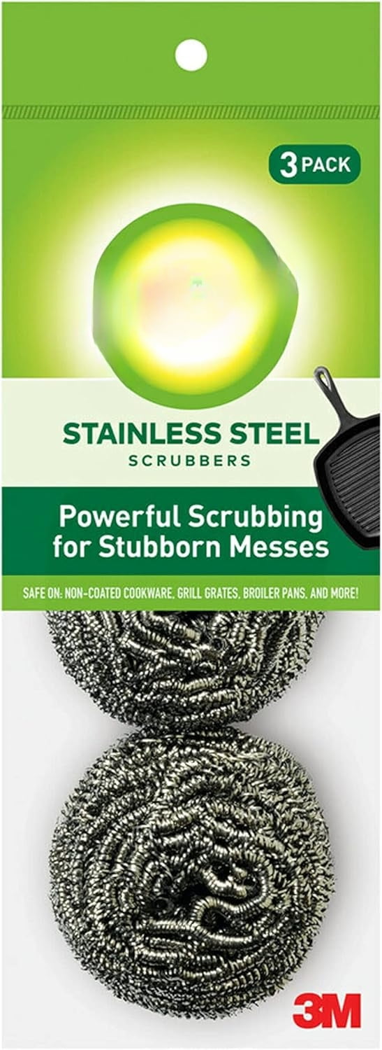 Stainless Steel Scrubber, Dish Scrubbers for Cleaning Kitchen and ...