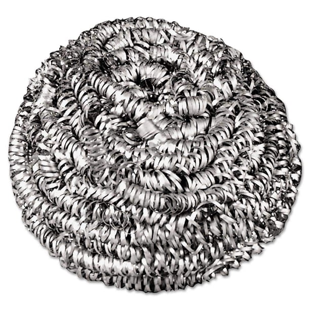 Stainless Steel Scrubber Sponge, Medium Size, (72/Carton) - Walmart ...