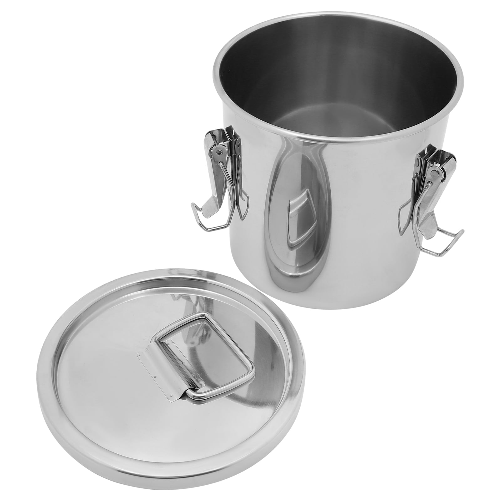 Stainless Steel Sealed Bucket Transport Barrel Water Tub Storage ...