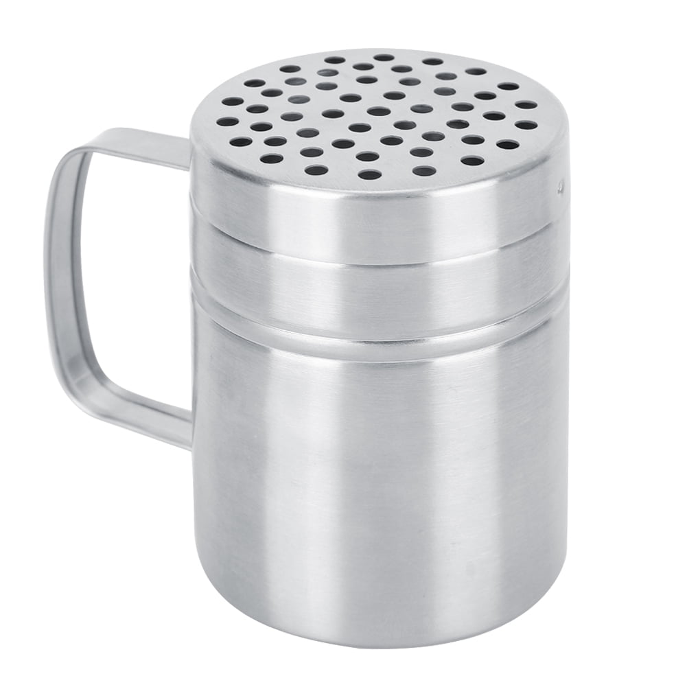 Stainless Steel Seasoning Shaker Bottles Handles and Lids, Spice Shaker ...