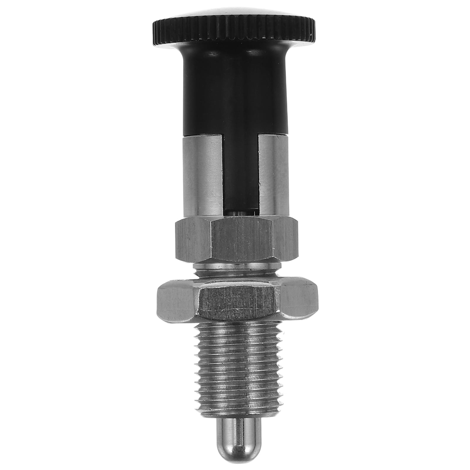 Stainless Steel Self-Locking Plunger Knob Bolt Spring Loaded Pin Spring ...
