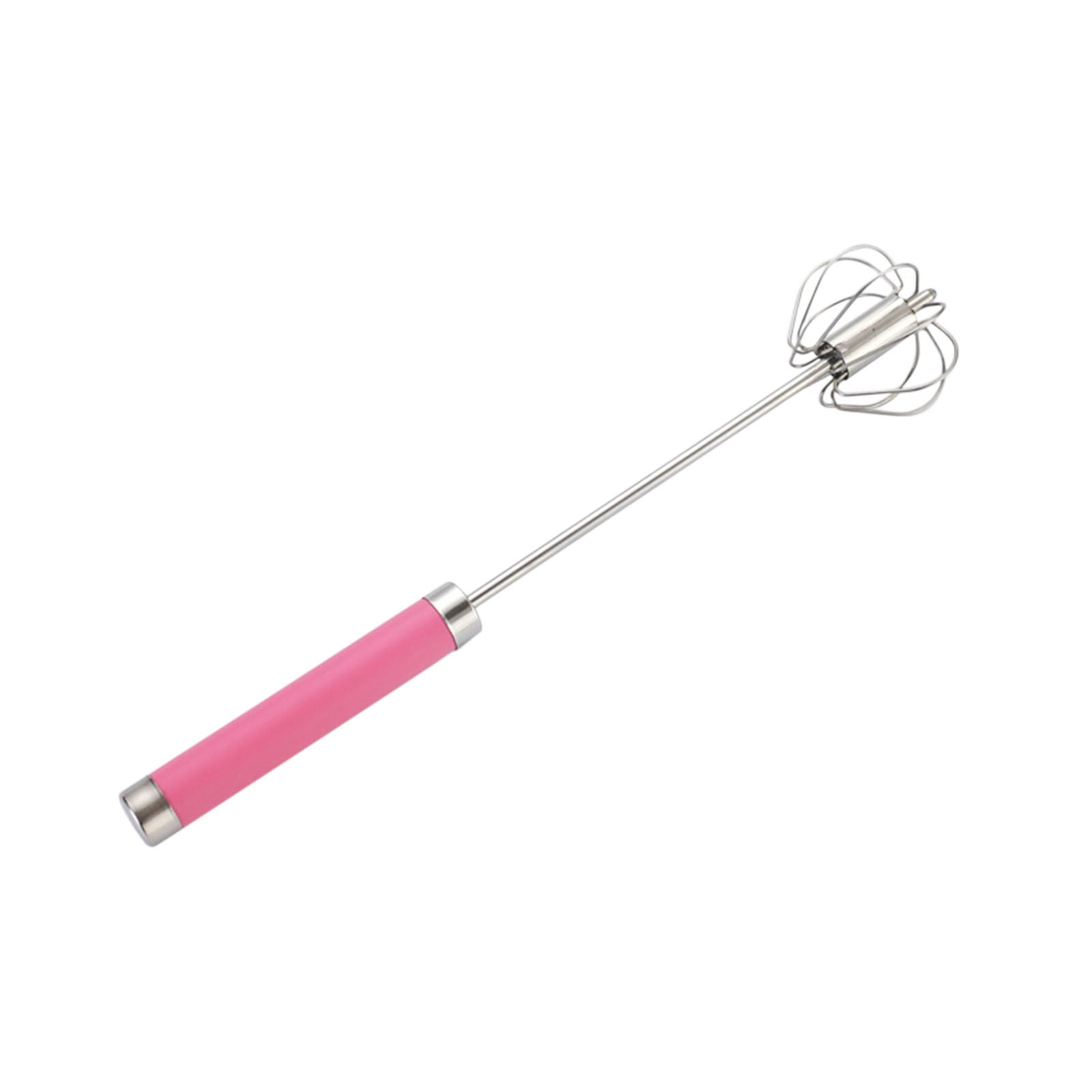 Stainless Steel Semi-Automatic Hand Push Egg Beater - Handheld Rotary ...