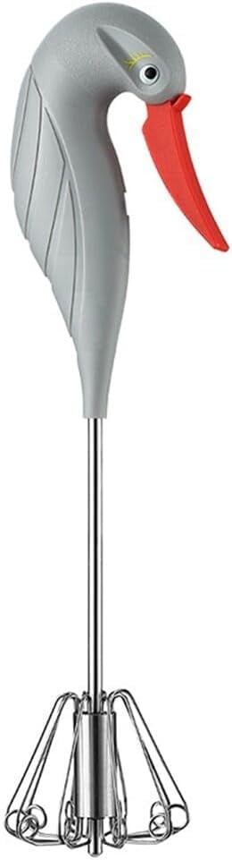 Stainless Steel Semi-Automatic Whisk, 11 Inch Kitchen Utensil, Mixer ...