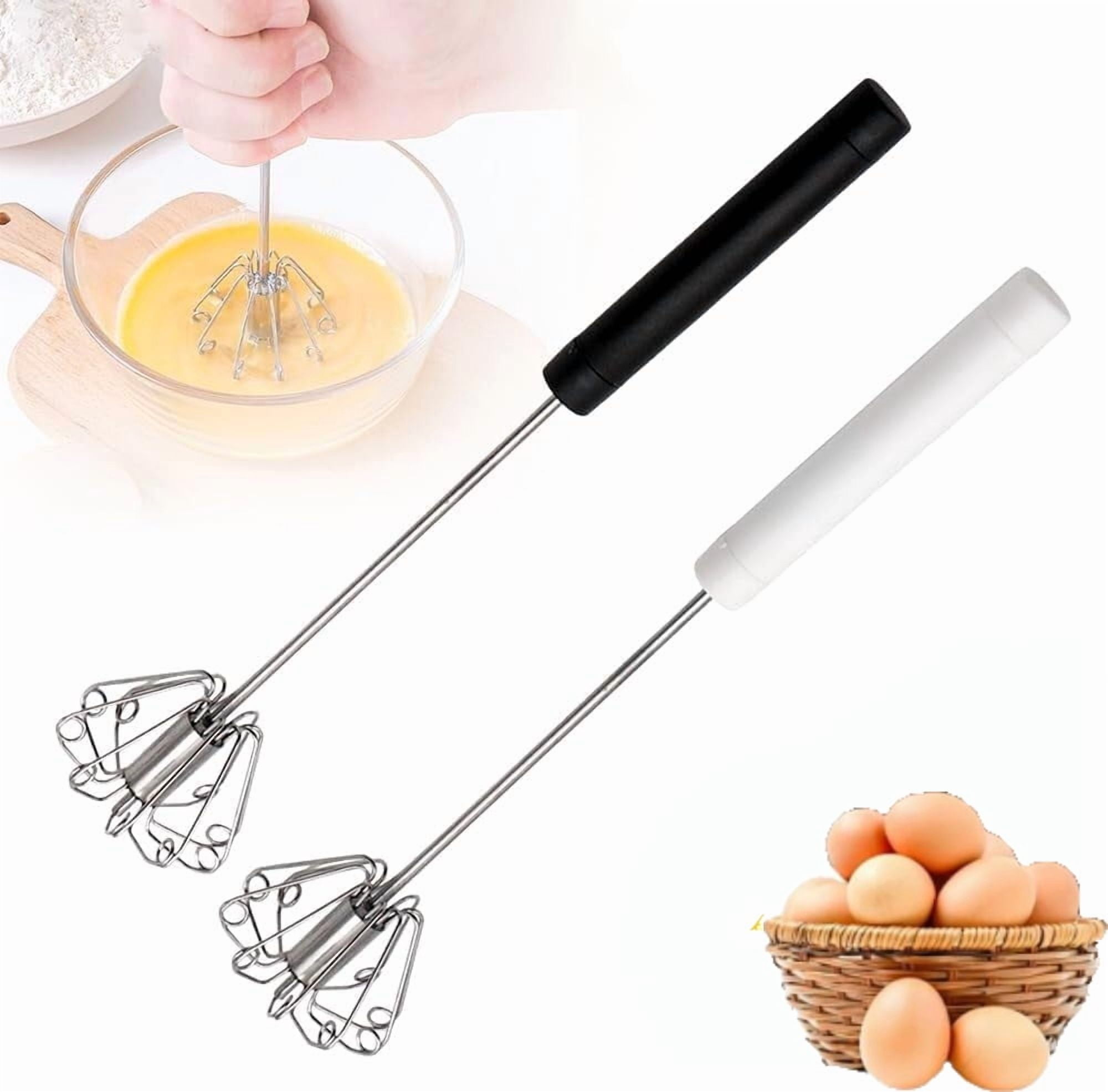 Stainless Steel Semi-Automatic Whisk, 2025 New Egg Whisk Hand Push ...