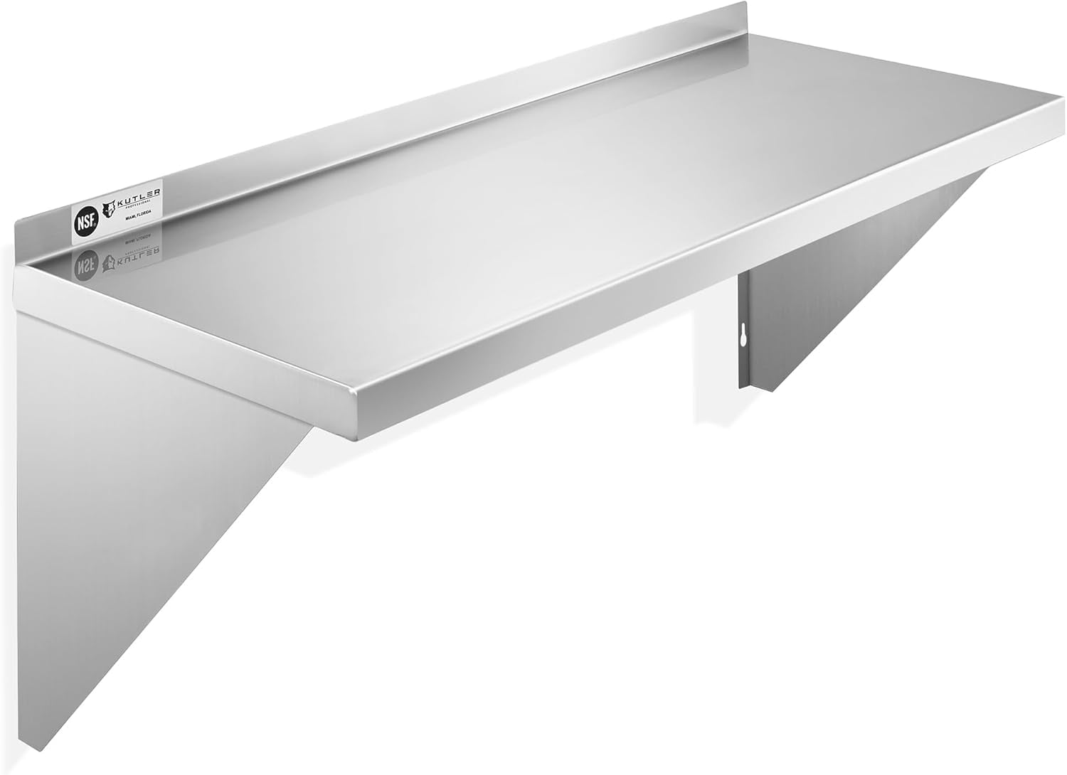Stainless Steel Shelf - 18" x 36", NSF Commercial Wall Mount Shelves ...