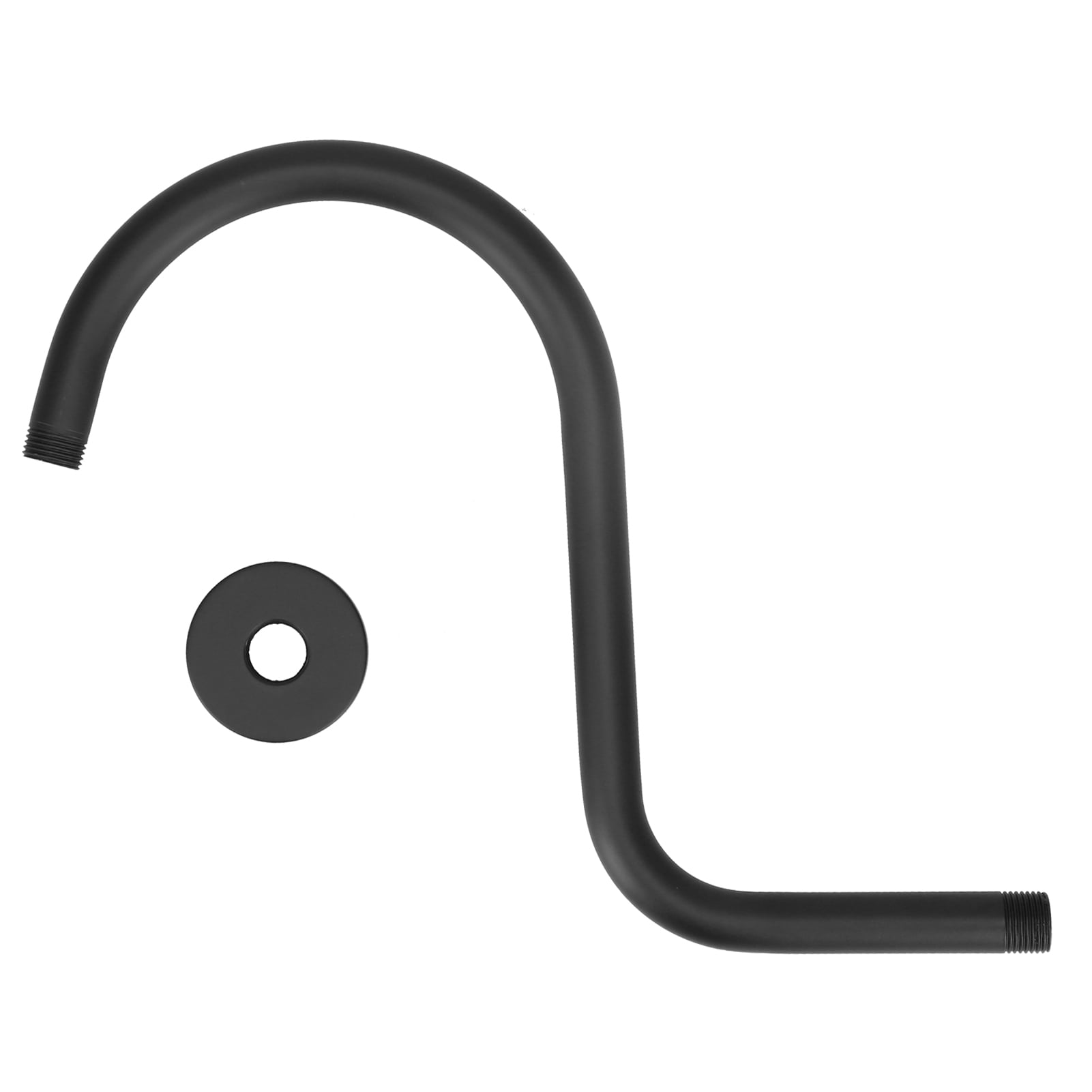 Stainless Steel Shower Arm, S-Shape Gooseneck Shower Head Extension Arm ...