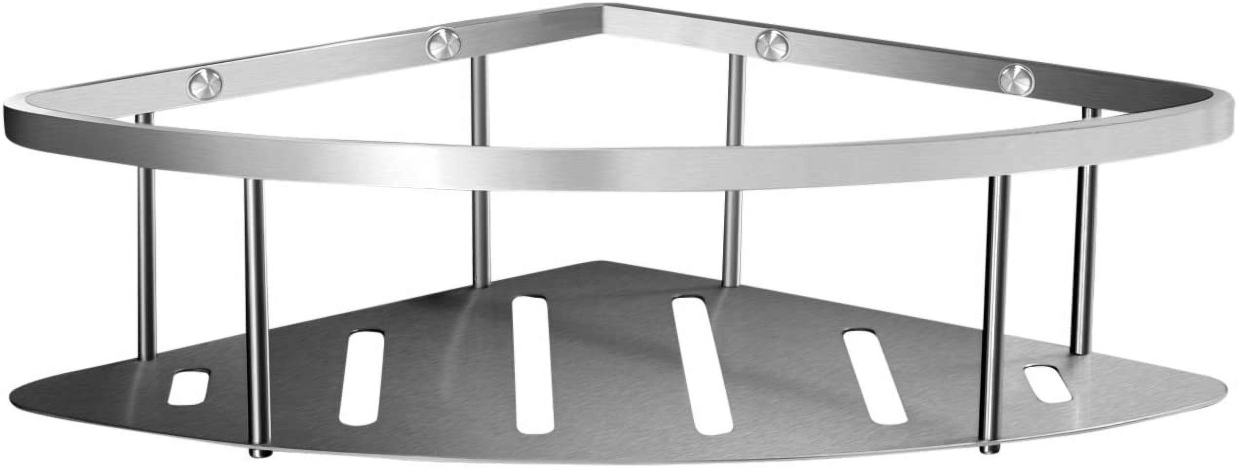 Stainless Steel Shower Caddy | Bath Shelf Bathroom Shower Tray Wall ...