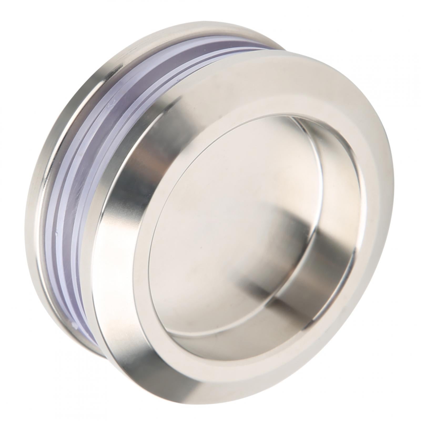 Stainless Steel Shower Glass Door Round Sliding Knob Back To Back ...