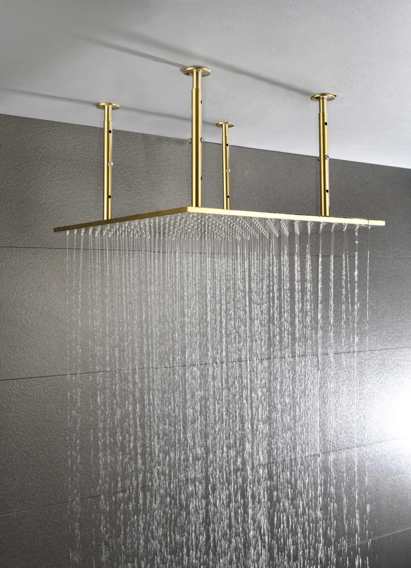 Stainless Steel Shower Head Ceiling Mount - 20x20 Inch Large Rainfall ...